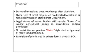 6. THE FOREST (CONSERVATION) MAPS, BIODIVERSITY INDEXING, WILDLIFE ...