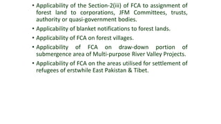 6. THE FOREST (CONSERVATION) MAPS, BIODIVERSITY INDEXING, WILDLIFE ...