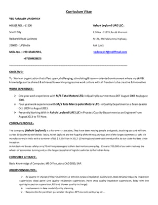 ved_CV- Updated | PDF