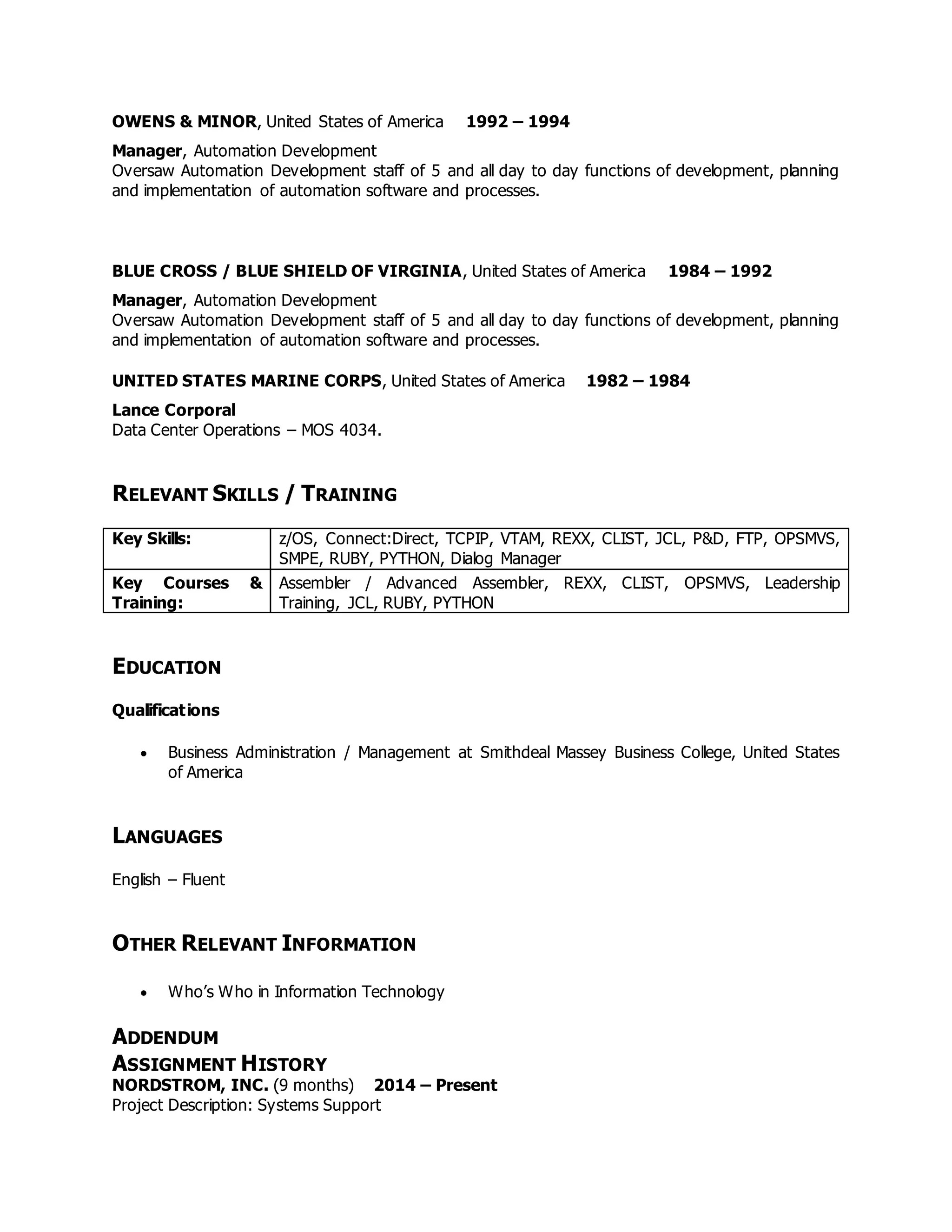 Charles M Cottrell | DOCX