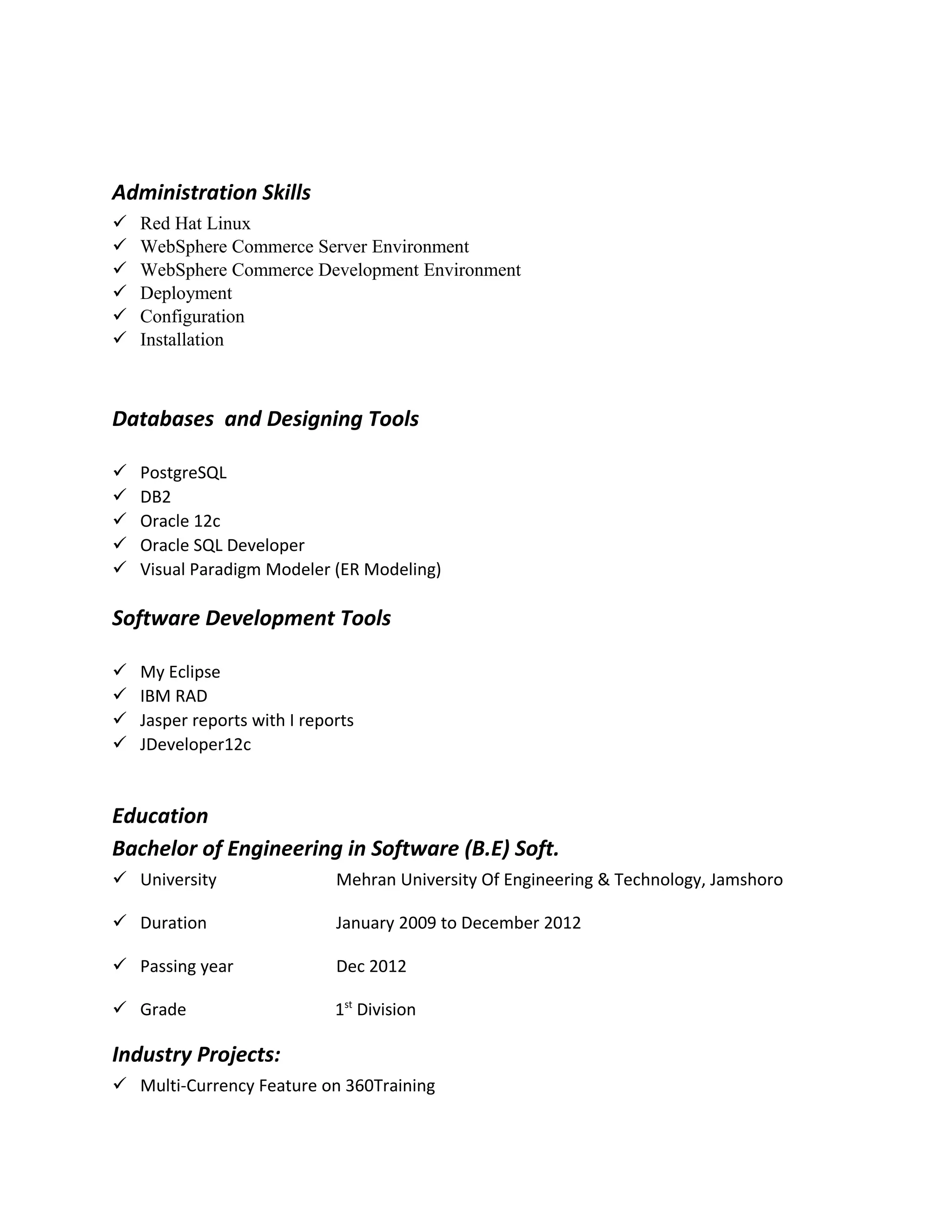 Sajjad Cv | PDF