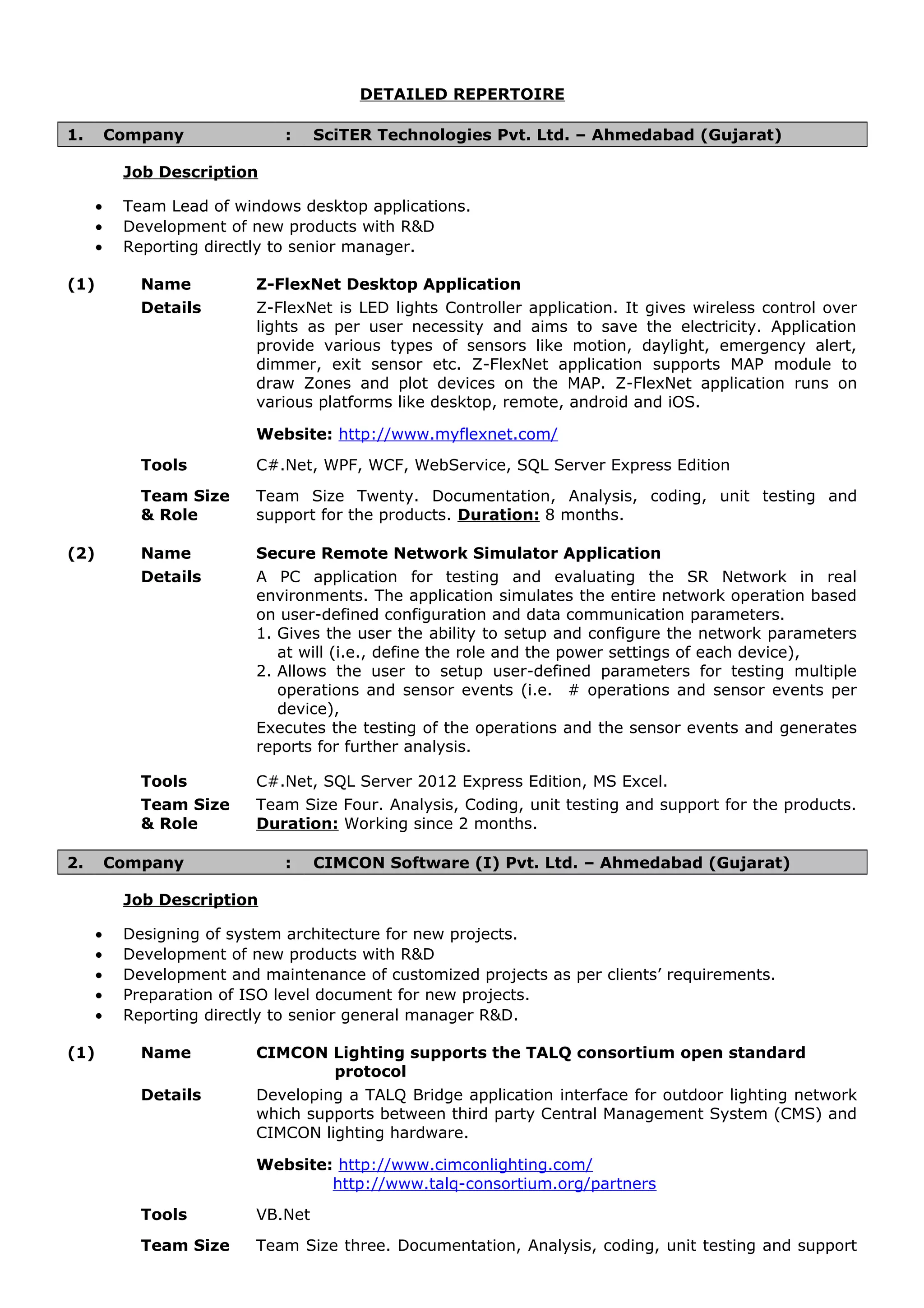 Parimal Resume | DOC