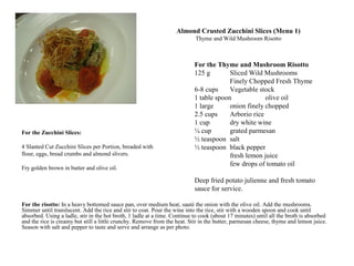 DR Dinner TDH Menu 1 | PPT