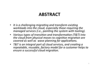 T&T Cloud CMG FINAL | PDF