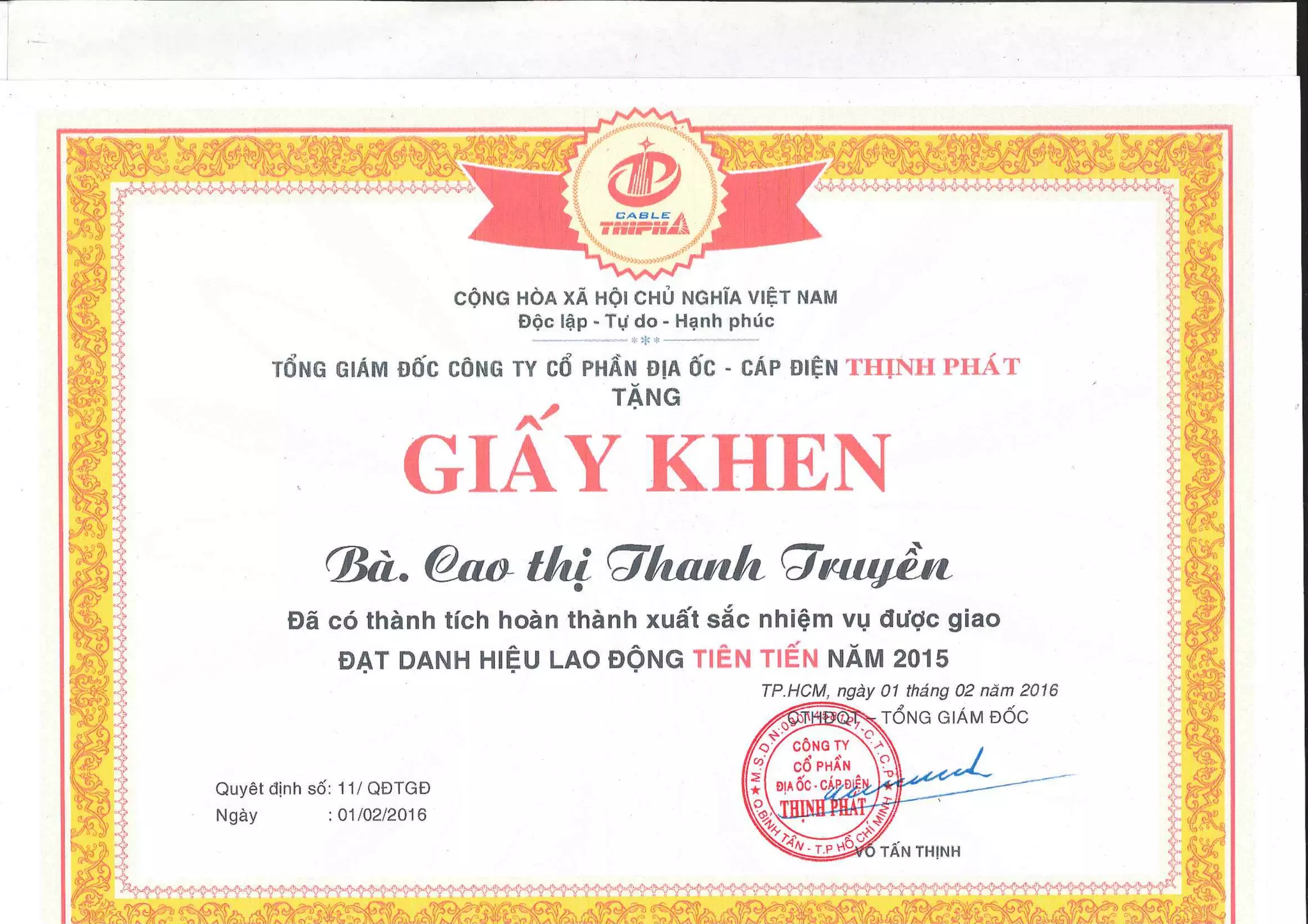 GIAY KHEN | PDF