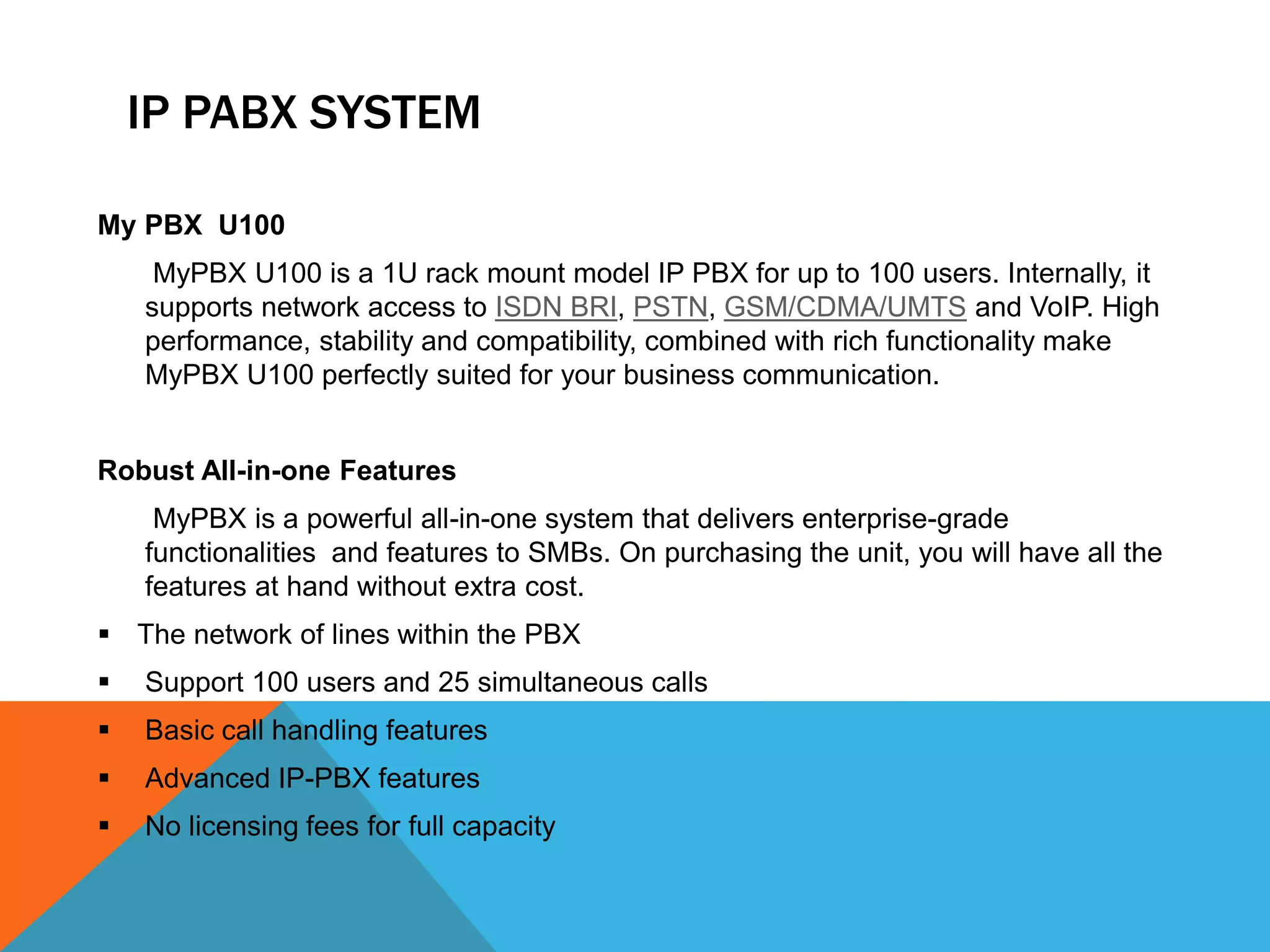 IP PBX Solution | PPTX