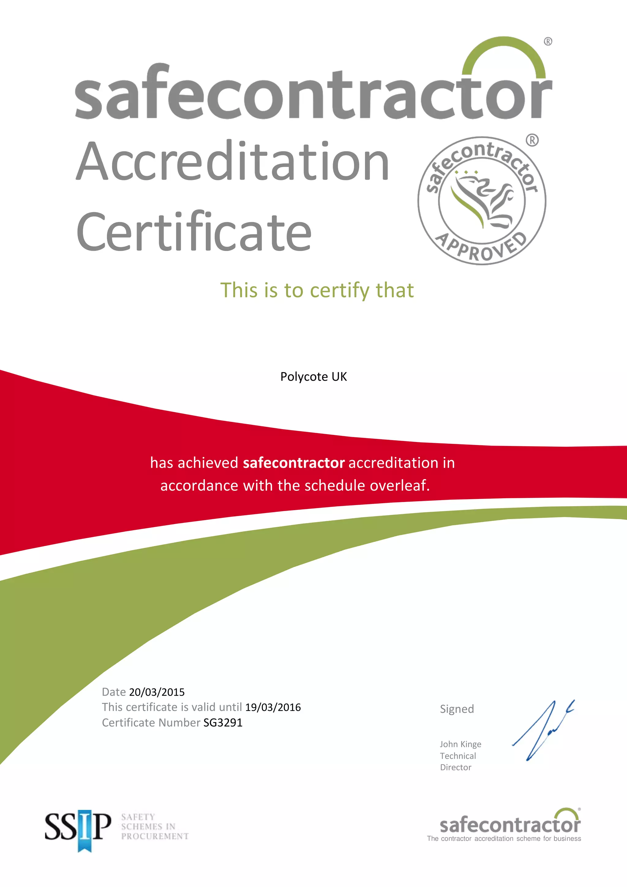 Safecontractor | PDF