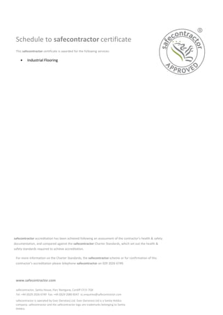 Safecontractor | PDF
