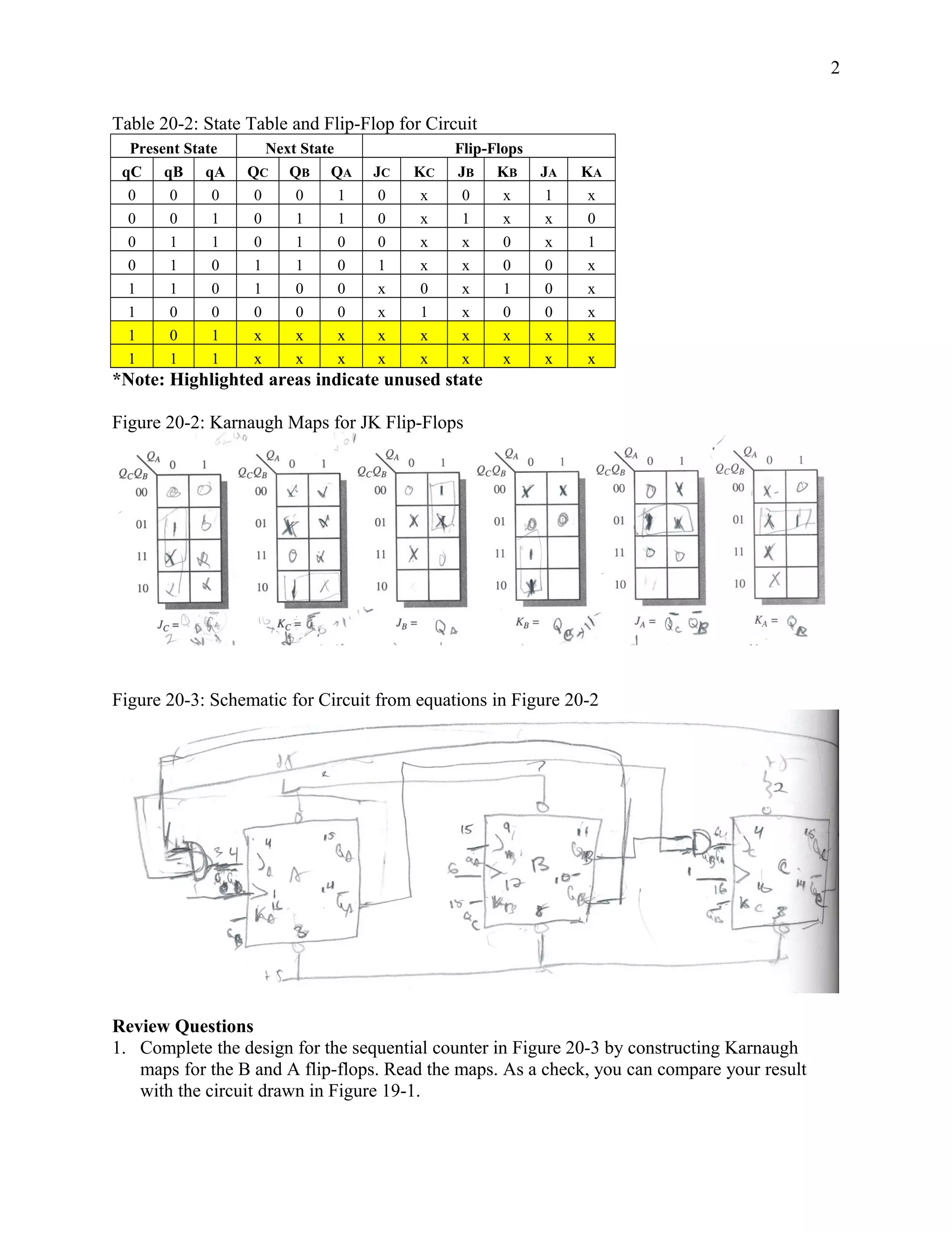 [EXPERIMENT20] DeSIGN OF SYNCHRONOUS COUNTERS | PDF