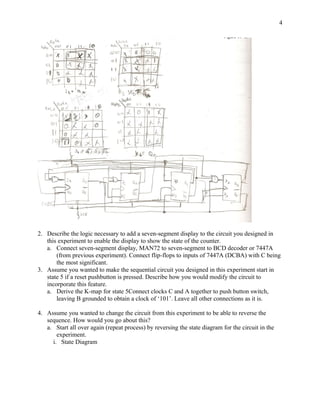 [EXPERIMENT20] DeSIGN OF SYNCHRONOUS COUNTERS | PDF
