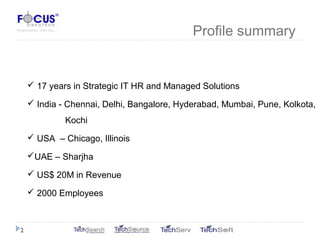 Future Focus Infotech profile | PPT