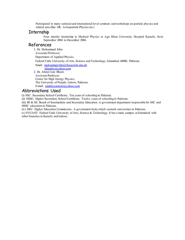 Ahmad Saeed CV | DOCX