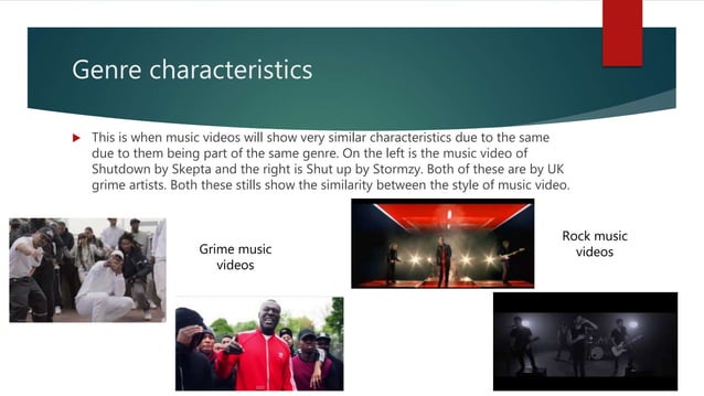6 features of music videos | PPTX