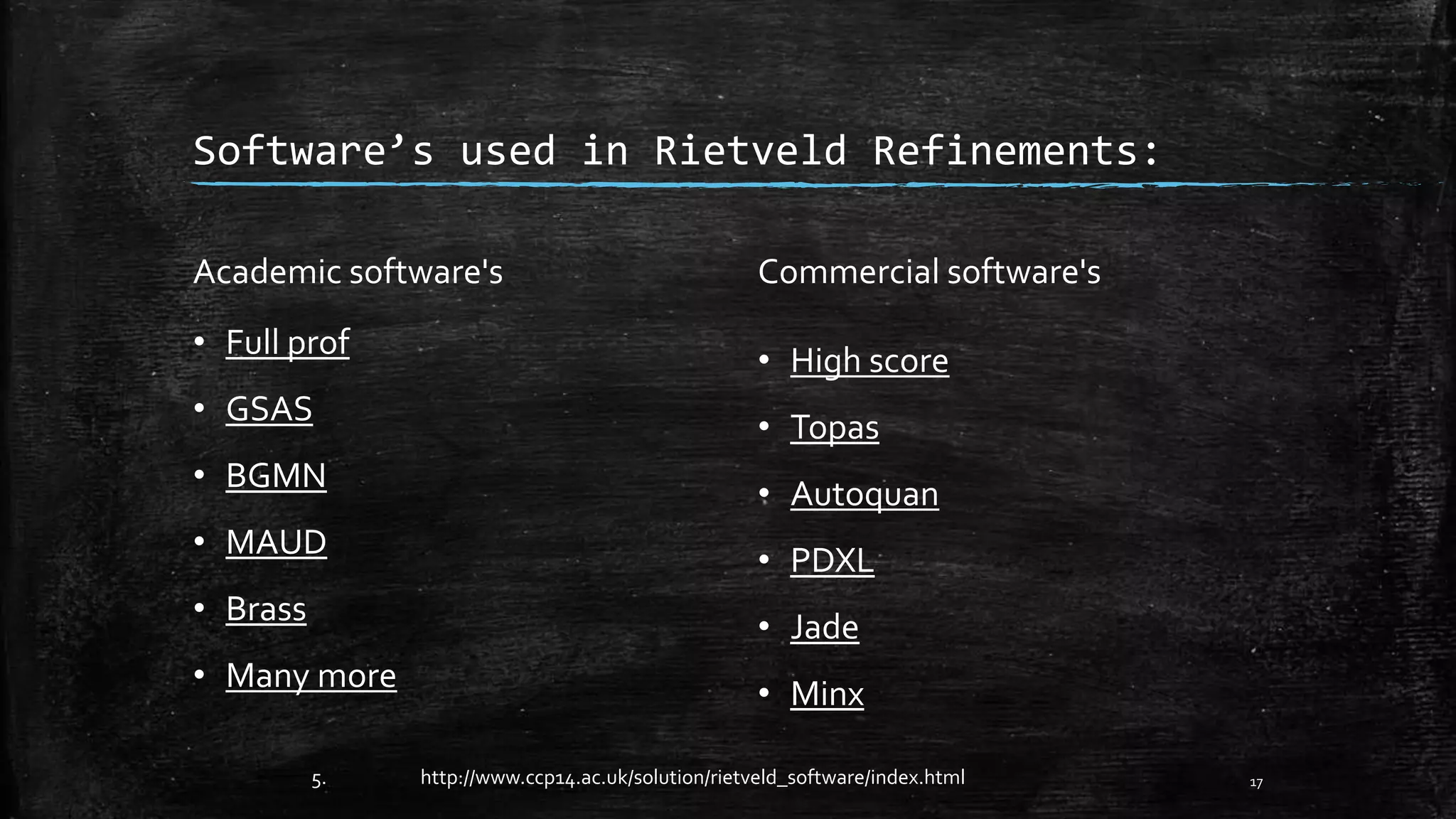 Rietveld Refinements ppt | PPTX