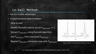 Rietveld Refinements ppt | PPTX