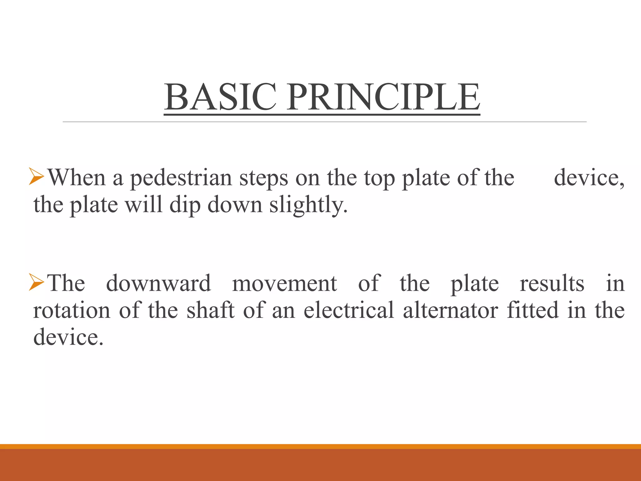 Footstep power generation | PPTX