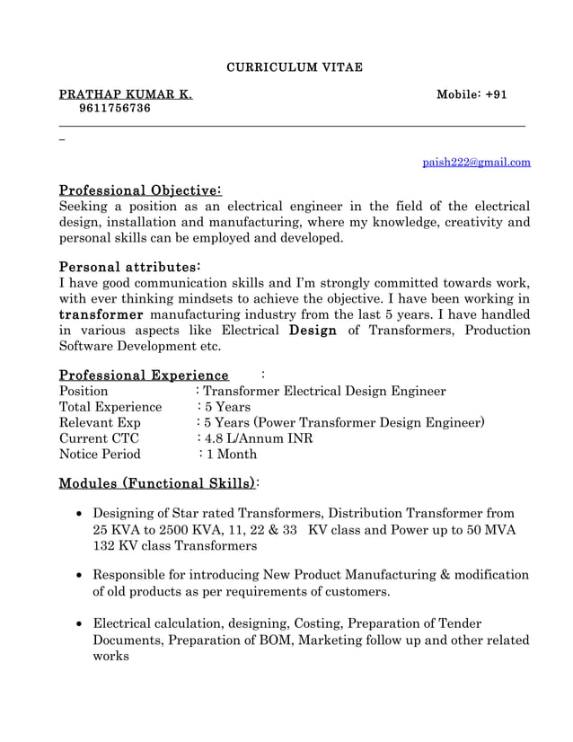 Transformer Design Engineer | DOC | Civil Engineering Industry | Industries
