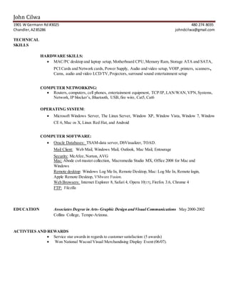 John D Cilwa_Resume | DOCX