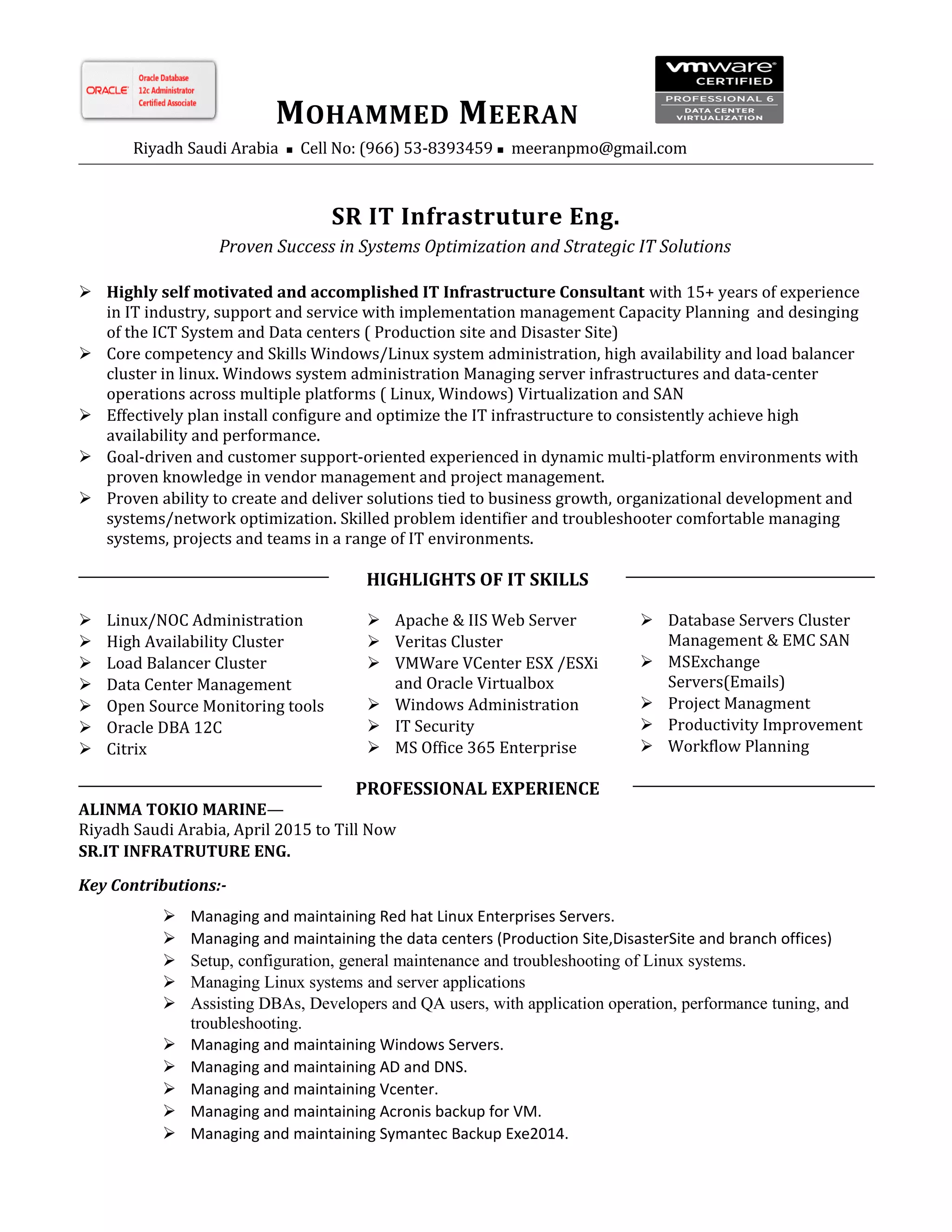 Mohammed Meeran IT | PDF