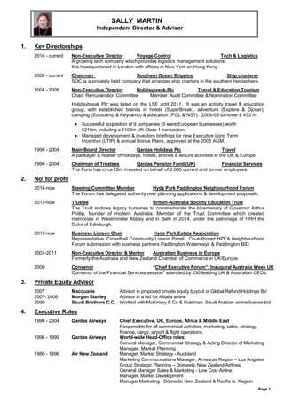 Sally Martin web cv | PDF