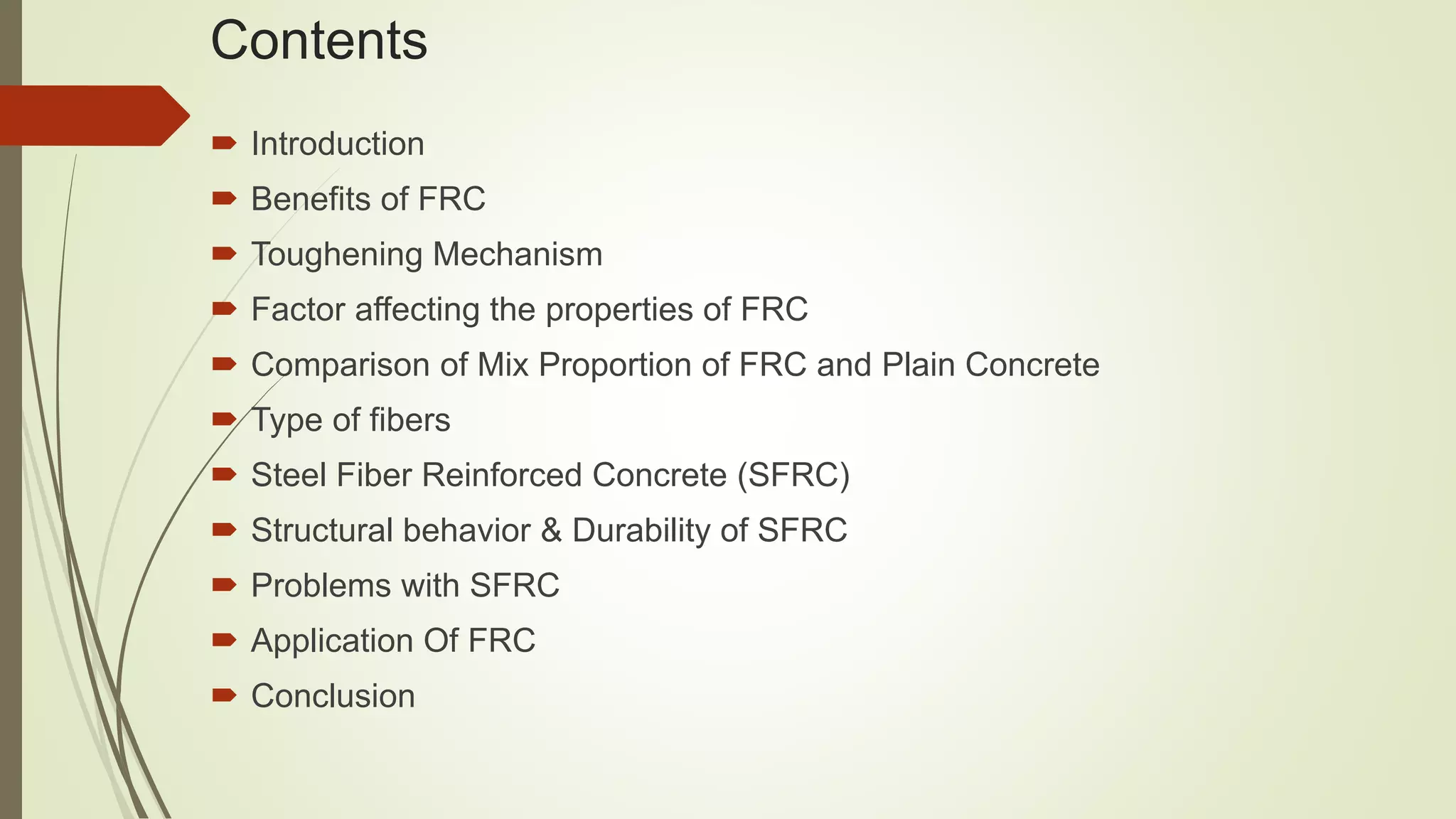 fiber reinforced concrete | PPTX | Geology | Science
