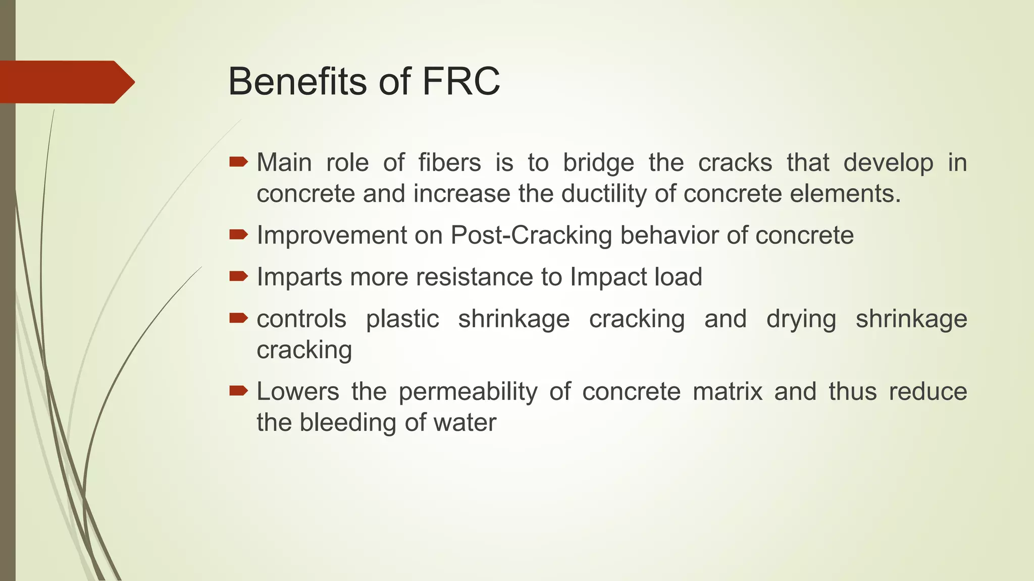 fiber reinforced concrete | PPTX | Geology | Science
