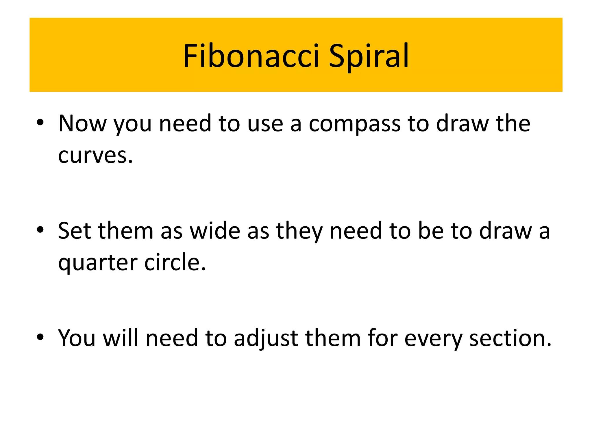 6) fibonacci spiral | PPTX