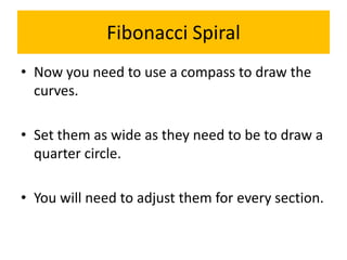 6) fibonacci spiral | PPTX