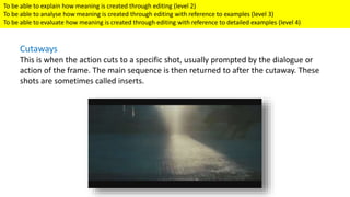film language - editing | PPTX | Photo Editing Software | Computer ...