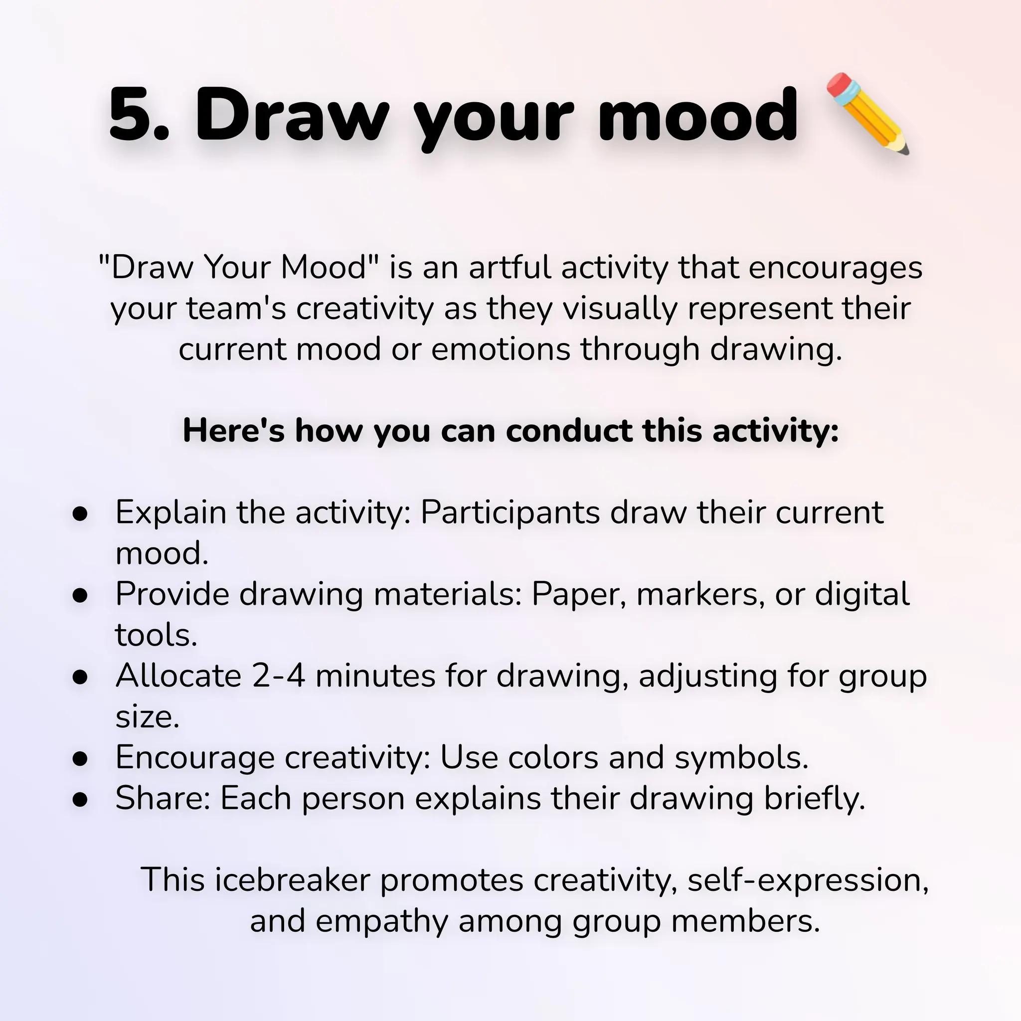 6 Five-Minute Team Building Activities for Instant Bonding | PDF