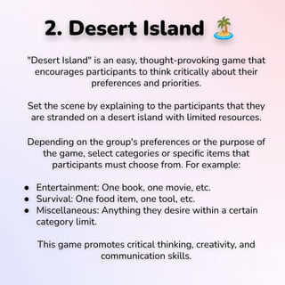 6 Five-Minute Team Building Activities for Instant Bonding | PDF