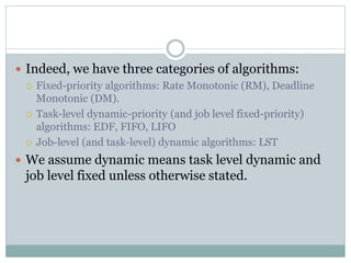 Priority driven scheduling of periodic tasks | PPTX