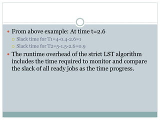 Priority driven scheduling of periodic tasks | PPTX