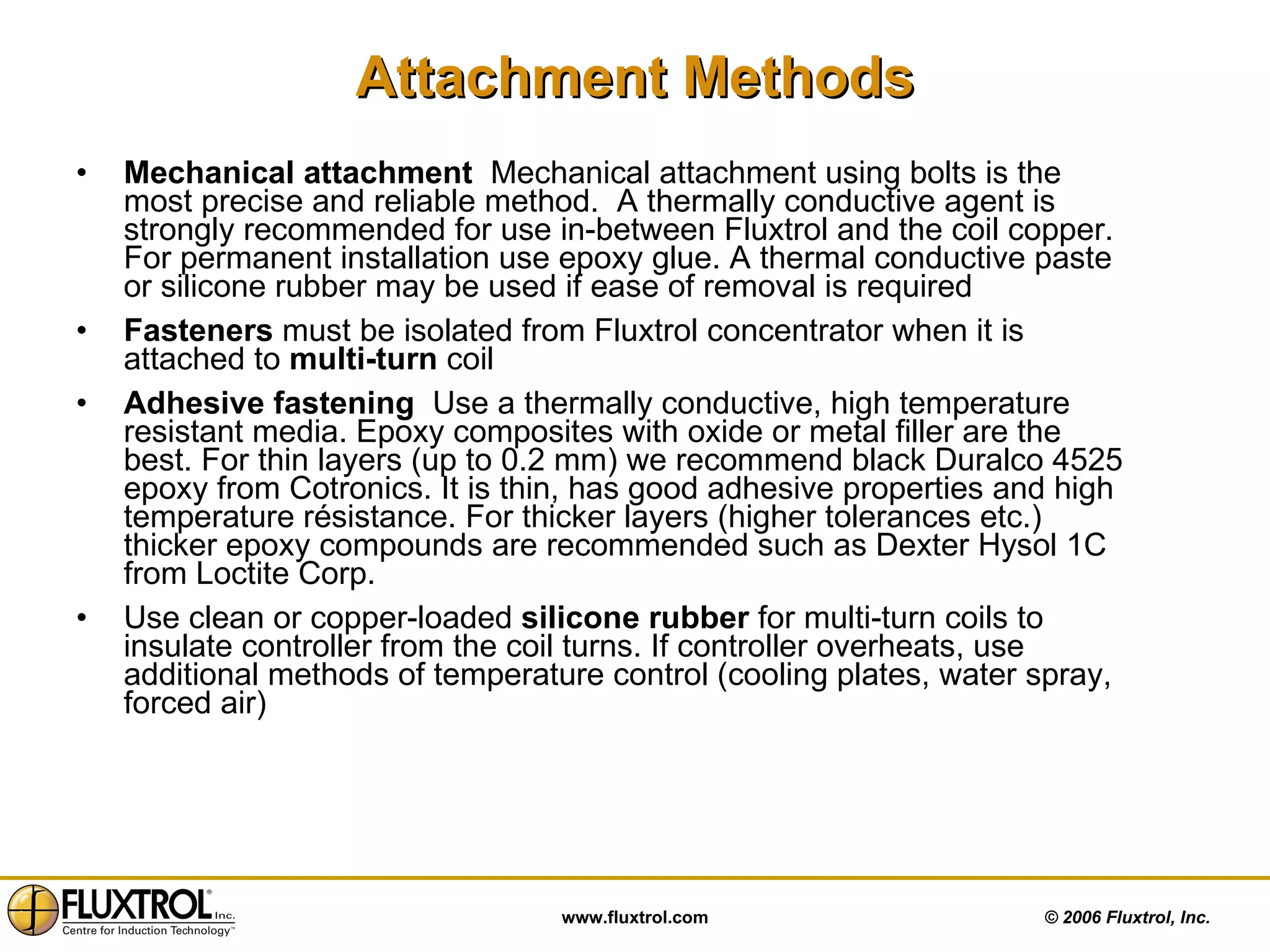 Chapter 6: Fluxtrol Materials on Induction Coils | PPT