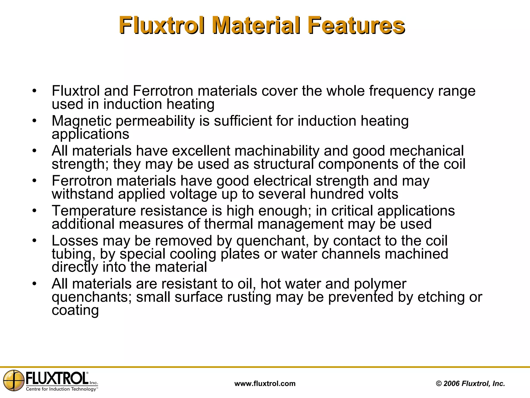 Chapter 6: Fluxtrol Materials on Induction Coils | PPT