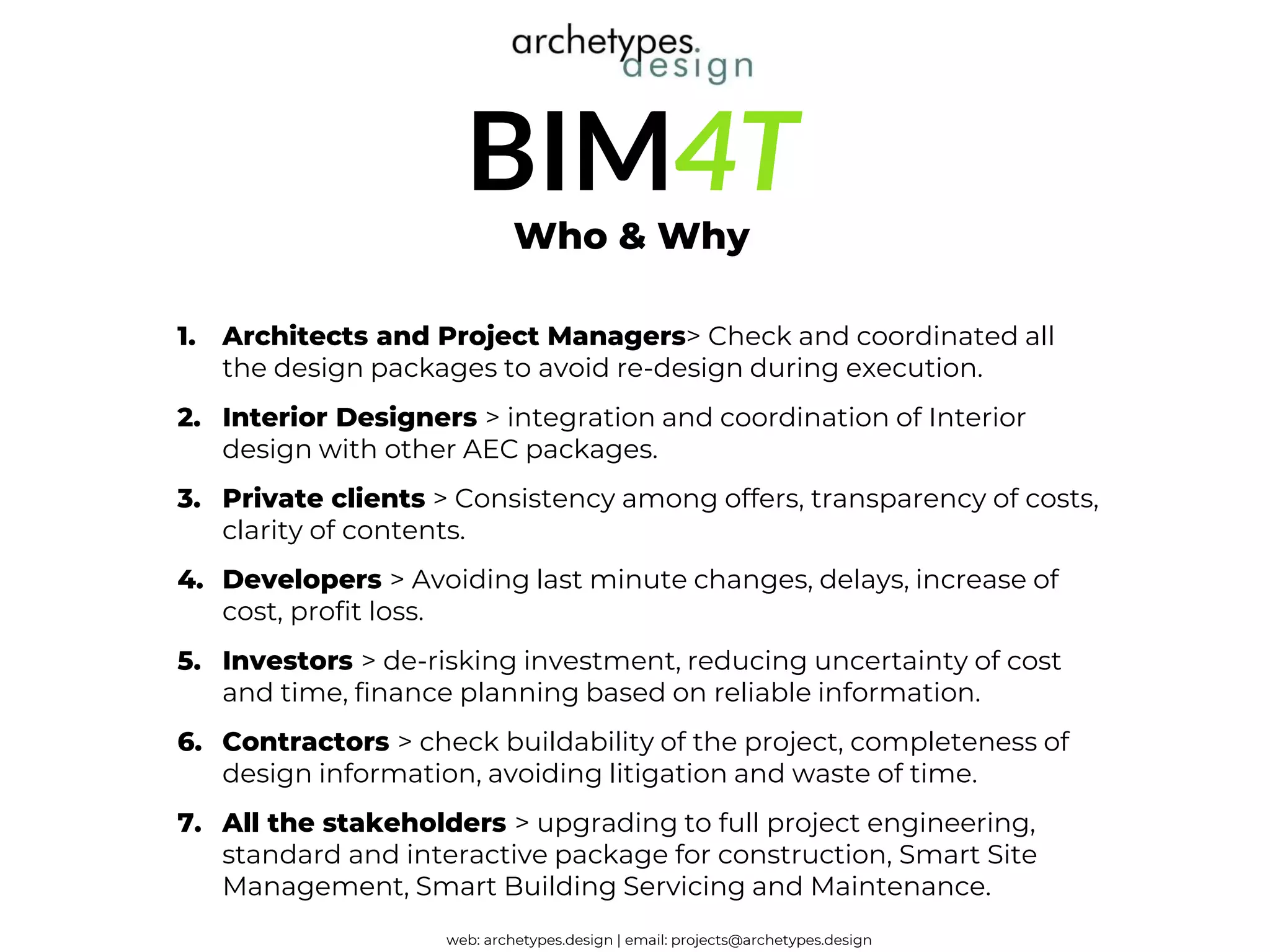 Bim4T: Building Information Modelling for Tender in the construction ...