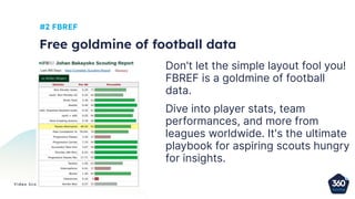 Discovering The Best Free Football Scouting Software | PDF