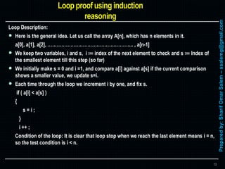 #6 formal methods – loop proof using induction method | PPTX