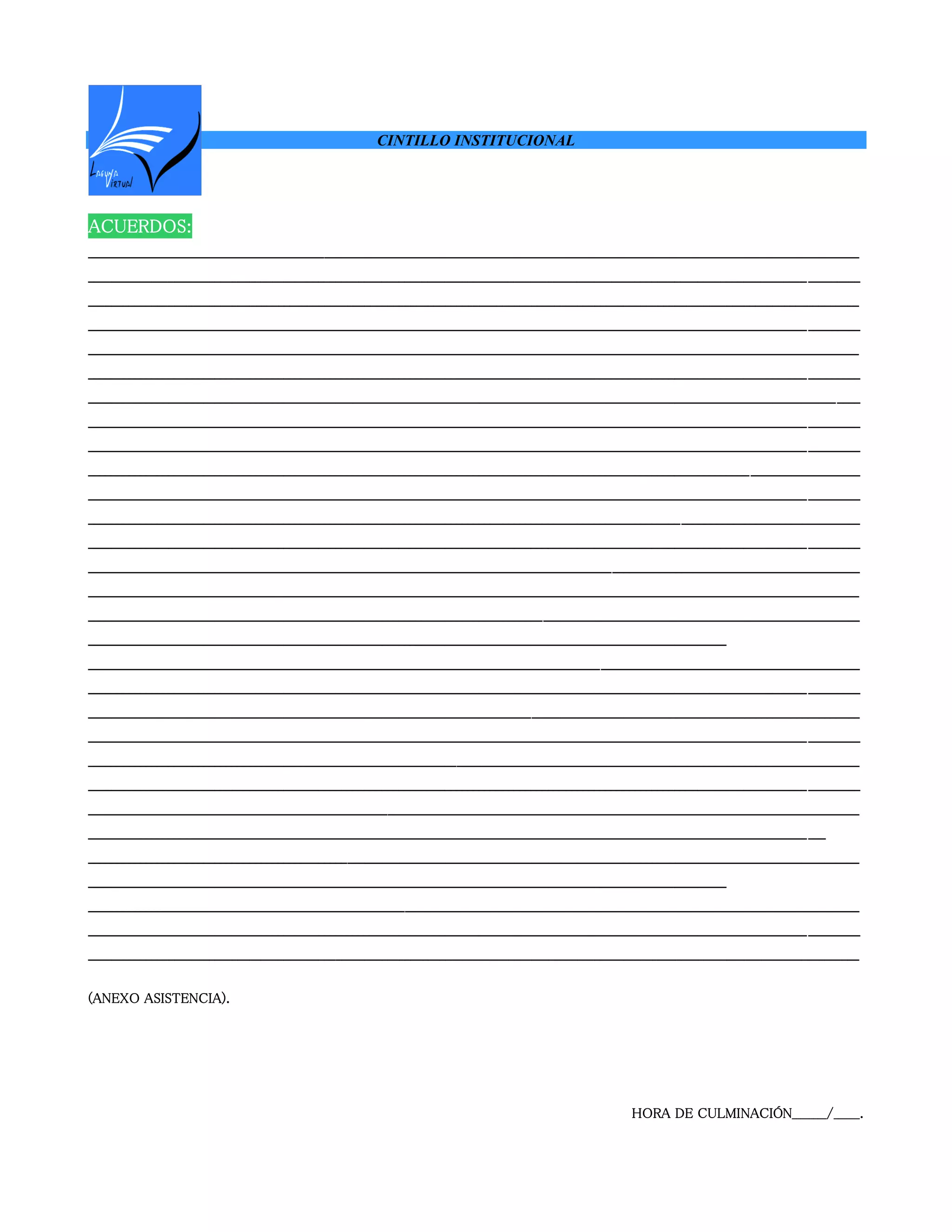 6 formatos para reuniones con padres de familia | PDF