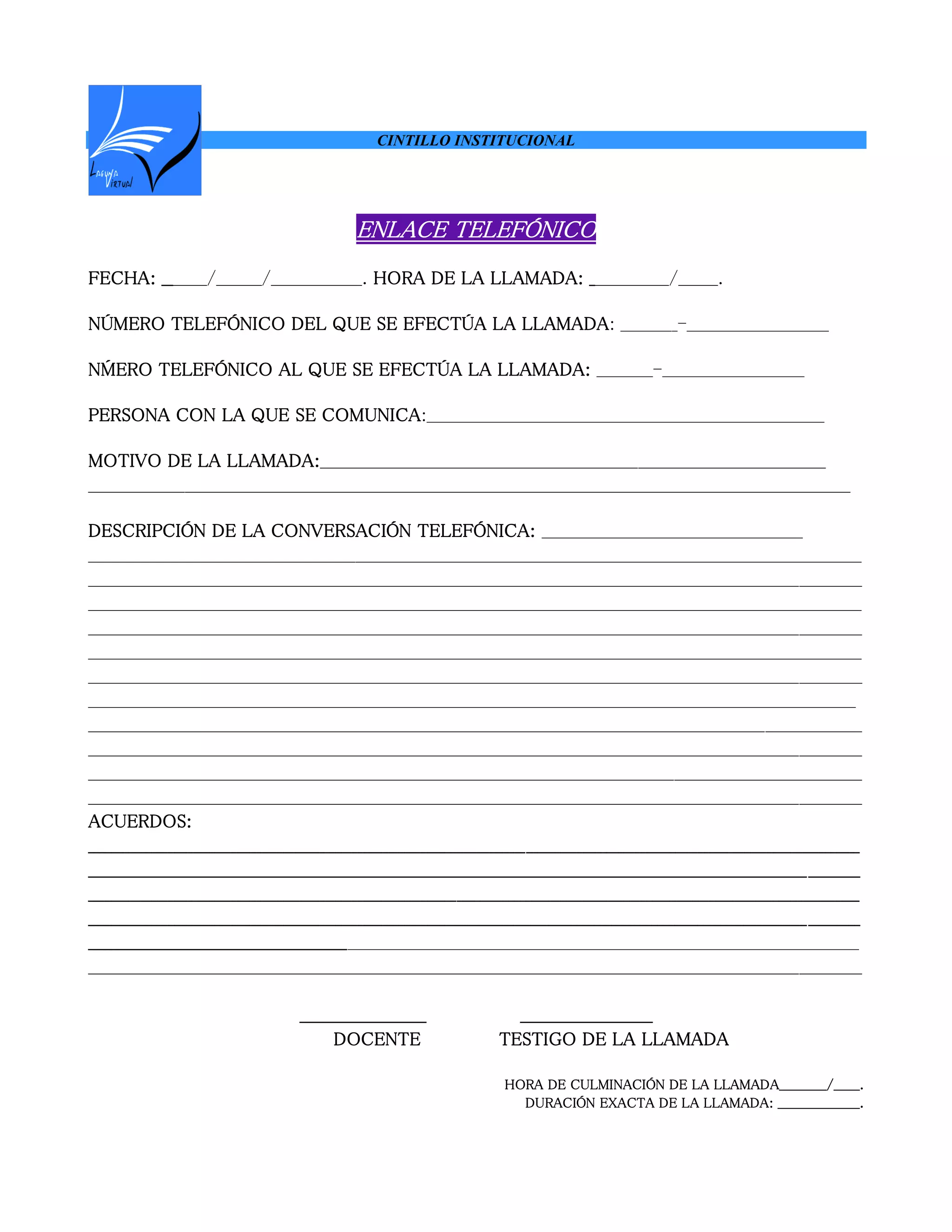 6 formatos para reuniones con padres de familia | PDF