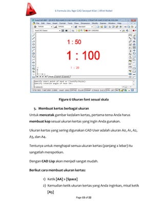 6 formula jitu nge cad secepat kilat | PDF