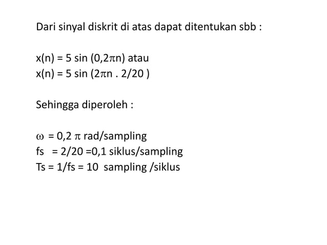 6 Frekuensi Sinyal | PPTX
