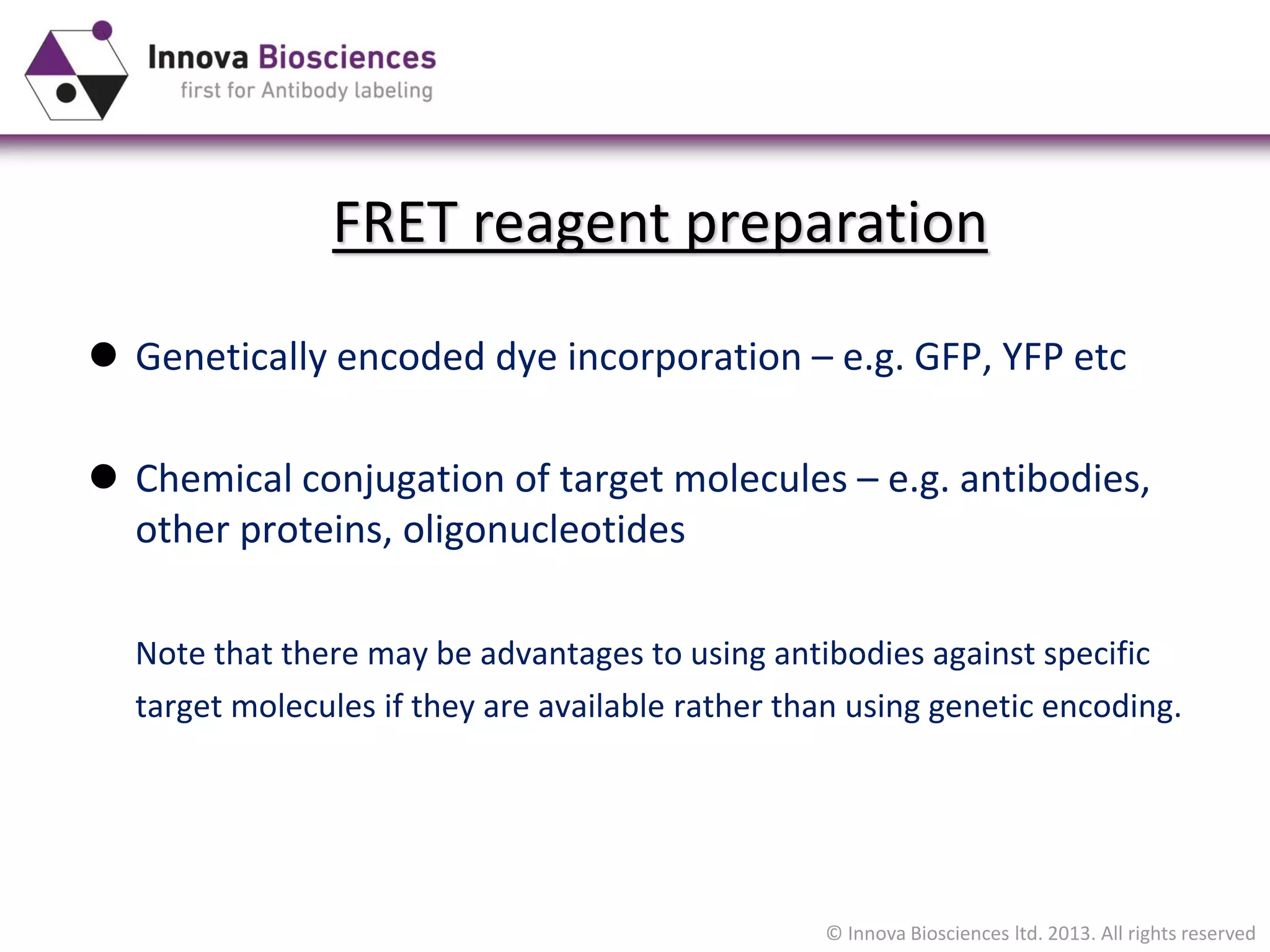 A Beginner’s Guide to the Principles and Applications of FRET | PDF