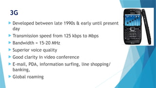 6G,5G,4G.pptx seminar ppt for engineering students | PPTX