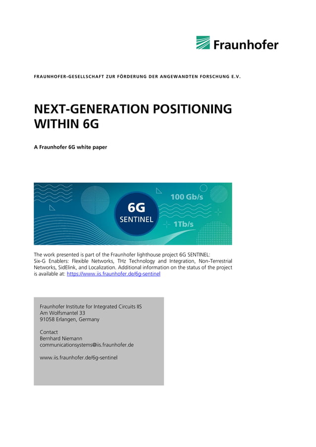 Next Generation Positioning T181063, ETE, IIUC | PDF | Internet | Computing