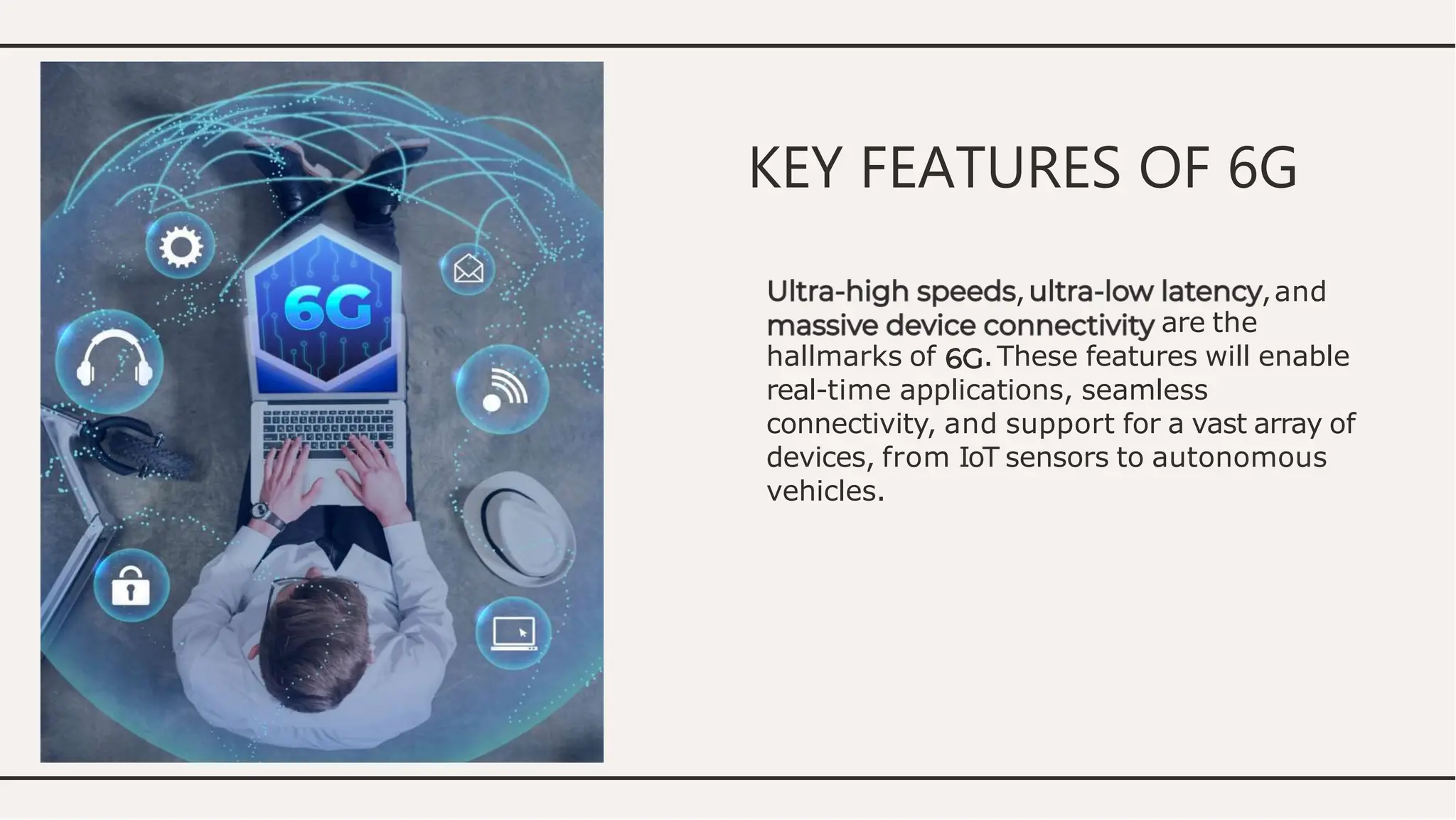6G TECHNOLOGY:REVOTION FROM 1G TO 6G AND ADVANTAGES-DISADVANTAGES | PPTX