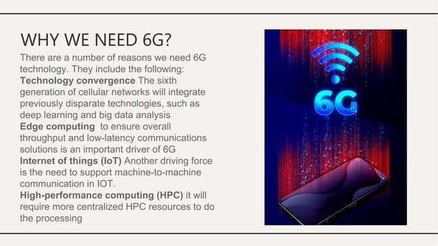 6G TECHNOLOGY:REVOTION FROM 1G TO 6G AND ADVANTAGES-DISADVANTAGES | PPTX