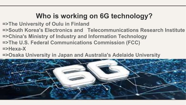 6G TECHNOLOGY:REVOTION FROM 1G TO 6G AND ADVANTAGES-DISADVANTAGES | PPTX