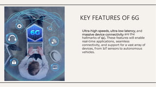 6G TECHNOLOGY:REVOTION FROM 1G TO 6G AND ADVANTAGES-DISADVANTAGES | PPTX