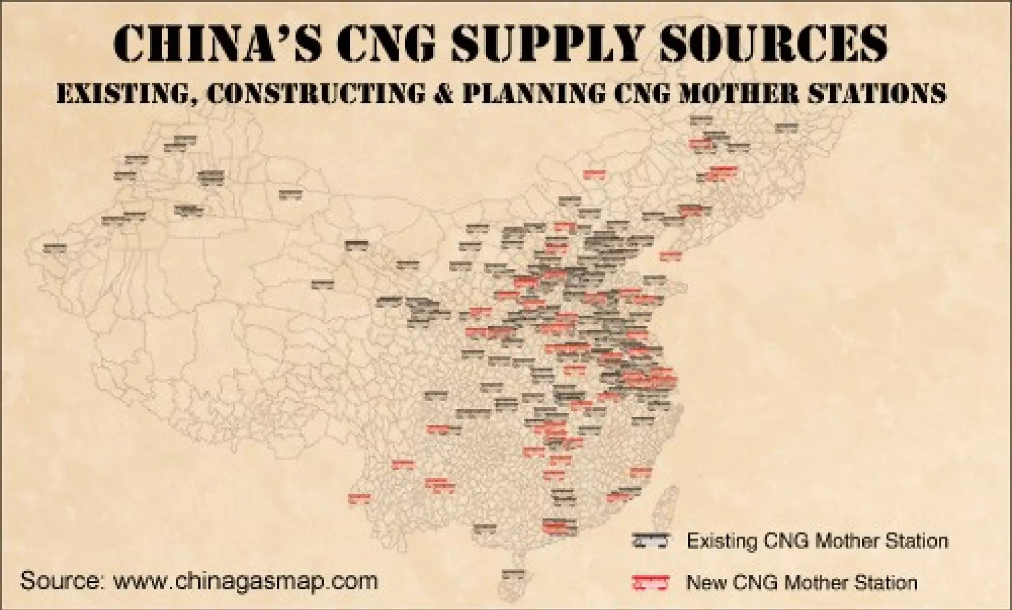 China's cng map | PPT